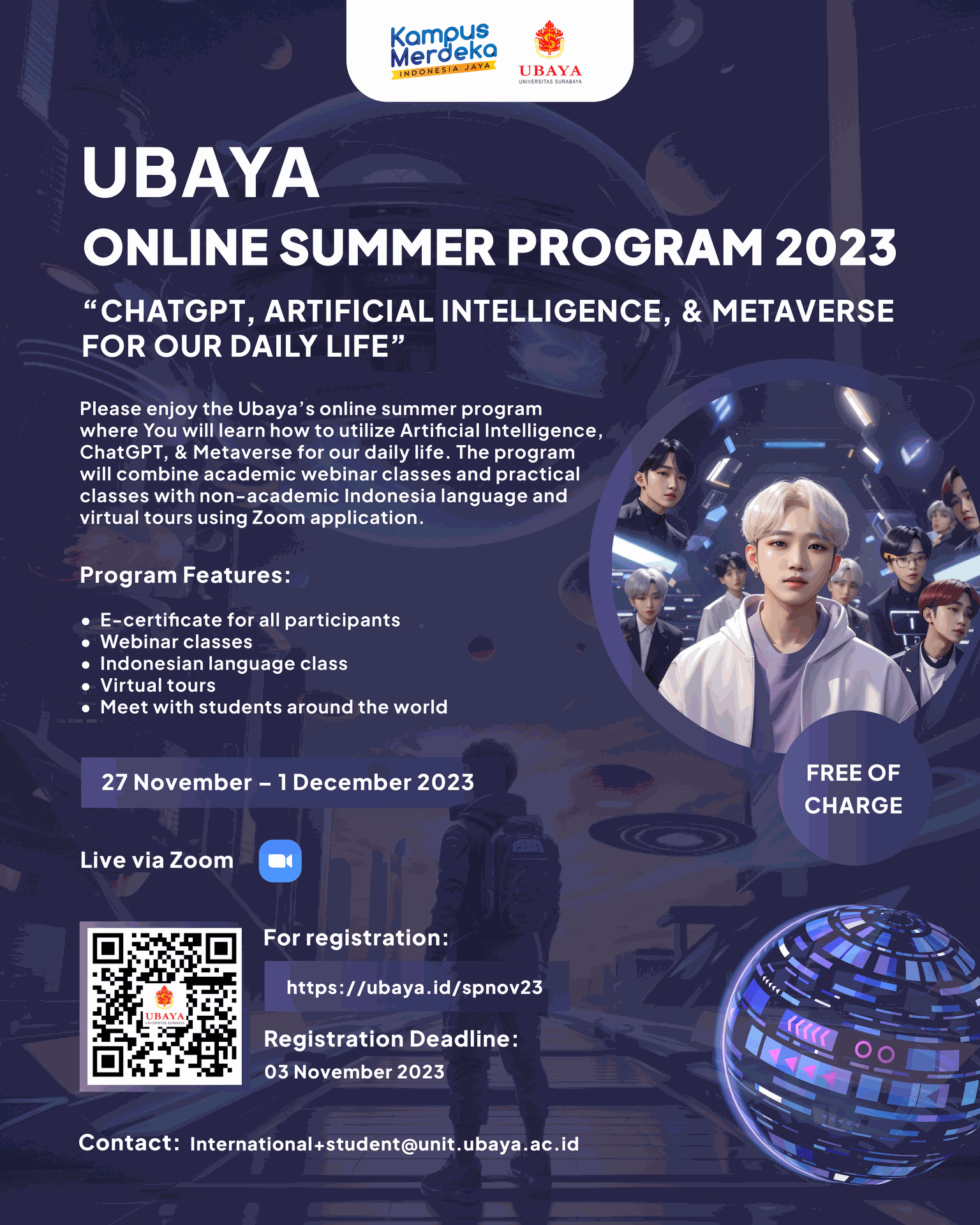 UBAYA ONLINE SUMMER PROGRAM 2023 | AUAP